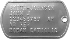 Current Air Force Dog Tags - ARMYDOGTAGS.COM